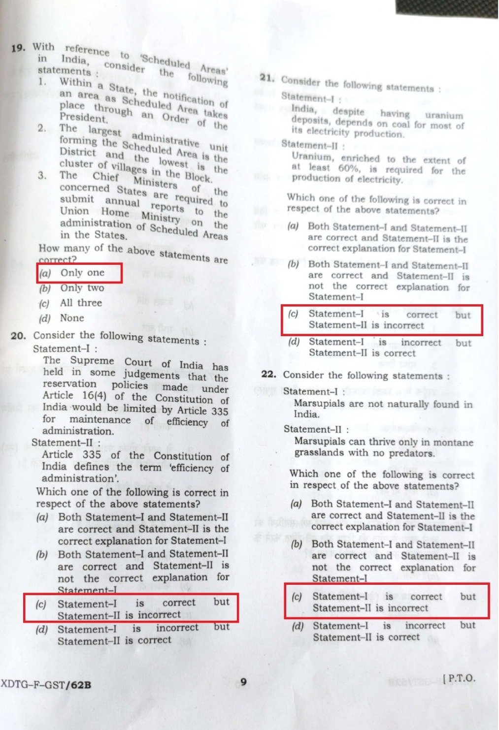 UPSC Prelims 2023 Answer Key | UPSC Prelims Answer Key 2023 | Pulse Phase